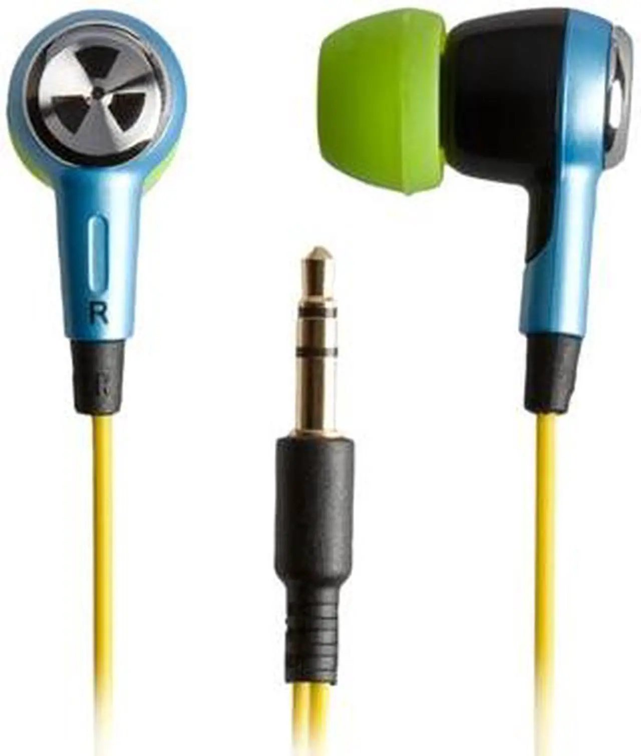 Ifrogz EarPollution Ozone EP-OZONE-BG-01 Canal Headphone (Blue / Green ...