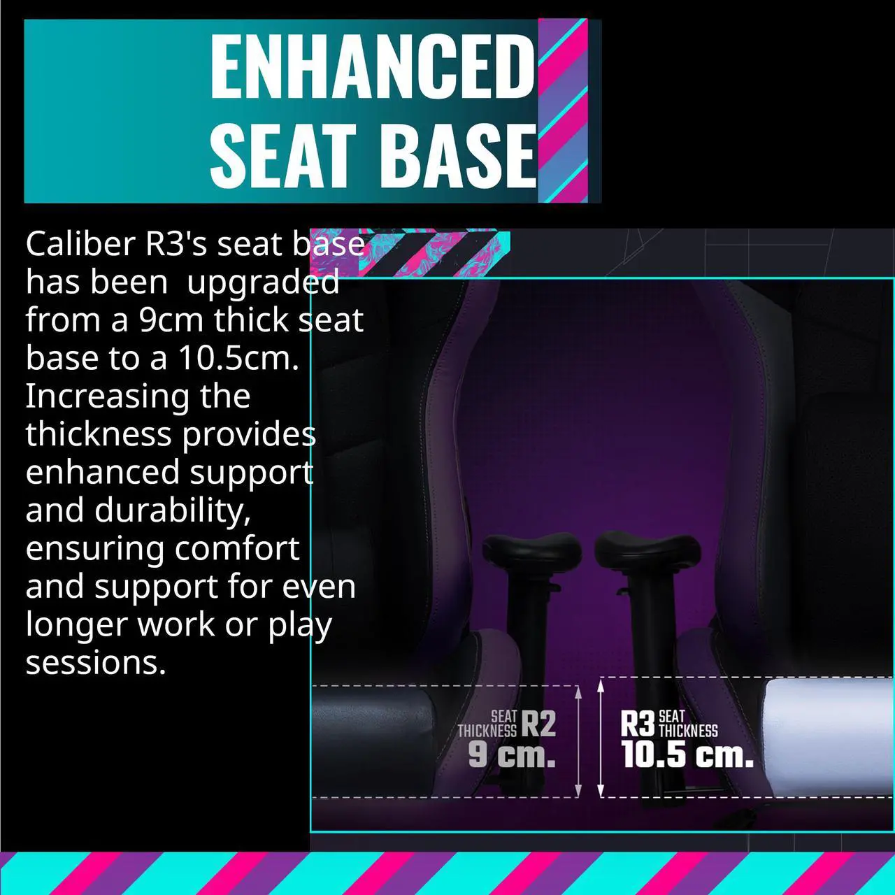 Cooler Master Caliber R3 Gaming Chair Black Ergonomic 360° Swivel, 180 ...