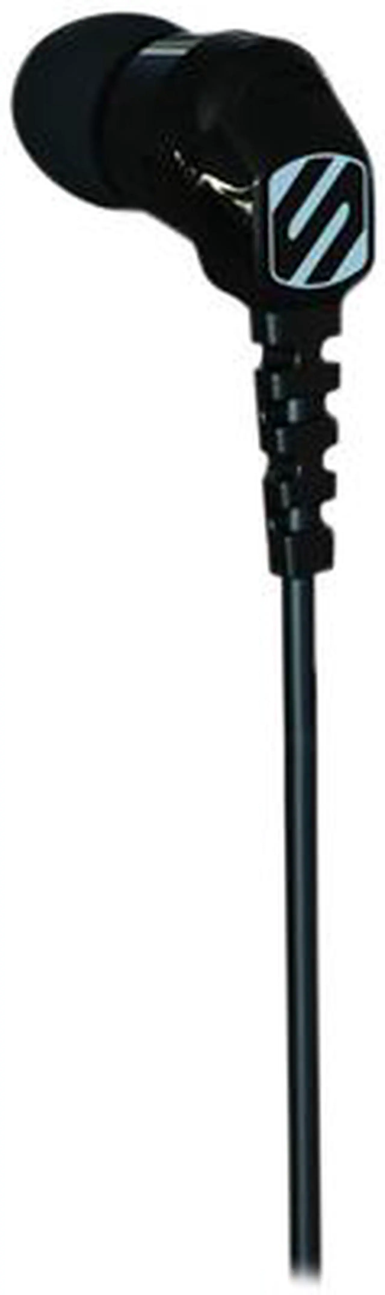 SCOSCHE Black HP200BK Noise Isolation Earbuds with slideLINE Remote ...