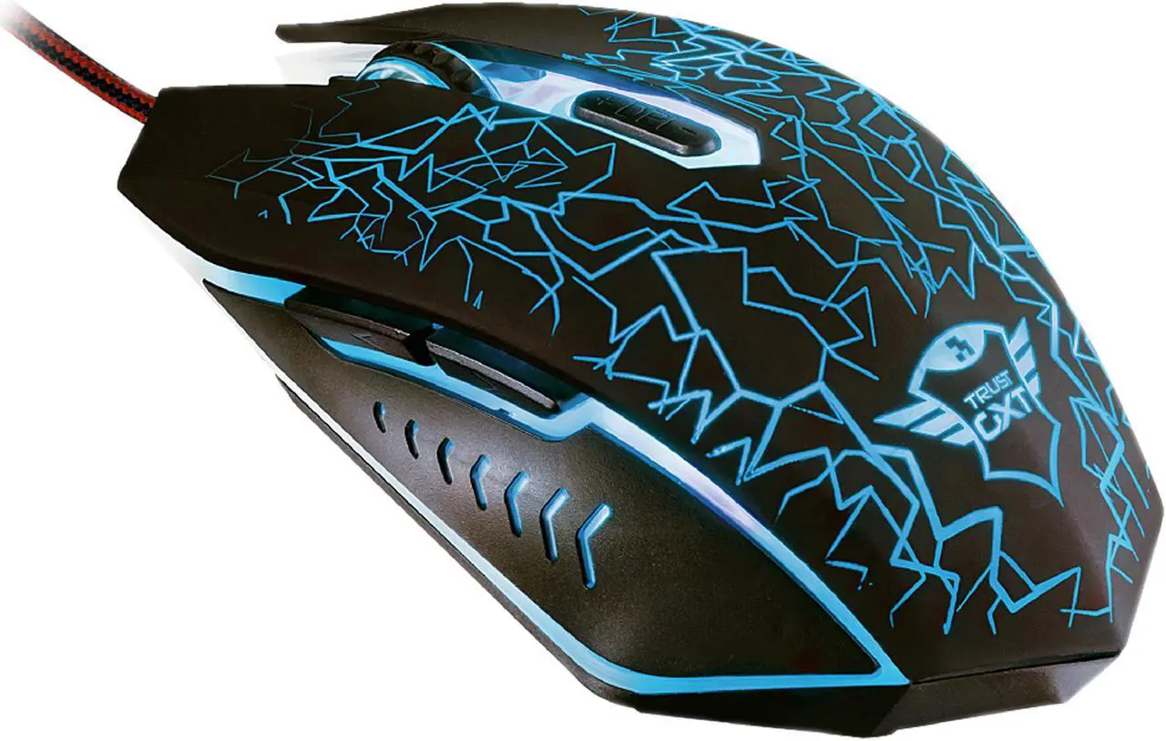 Trust GXT 105 IZZA Illuminated Gaming Mouse - 21683 - Newegg.com