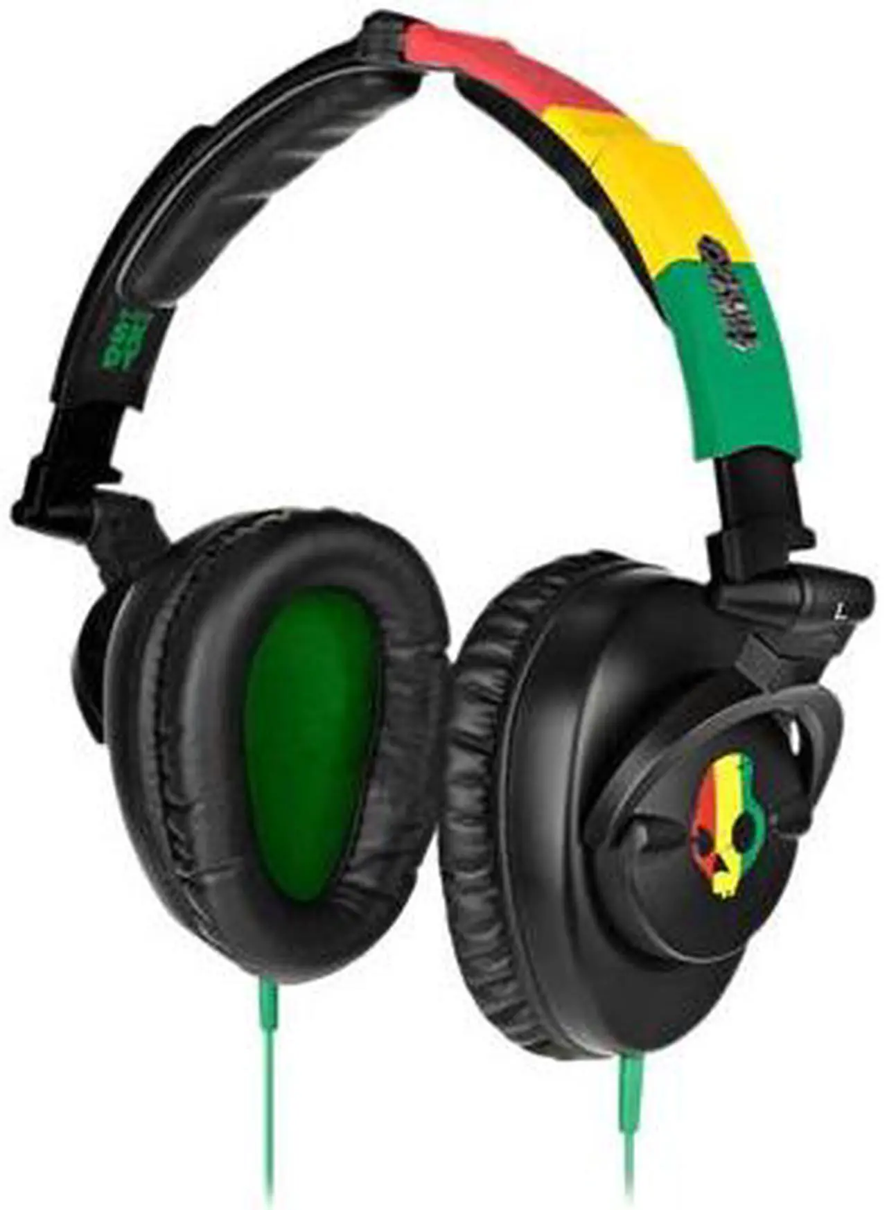 Skullcandy Skullcrusher Circumaural Over Ear Headphone, Rasta - Newegg.com