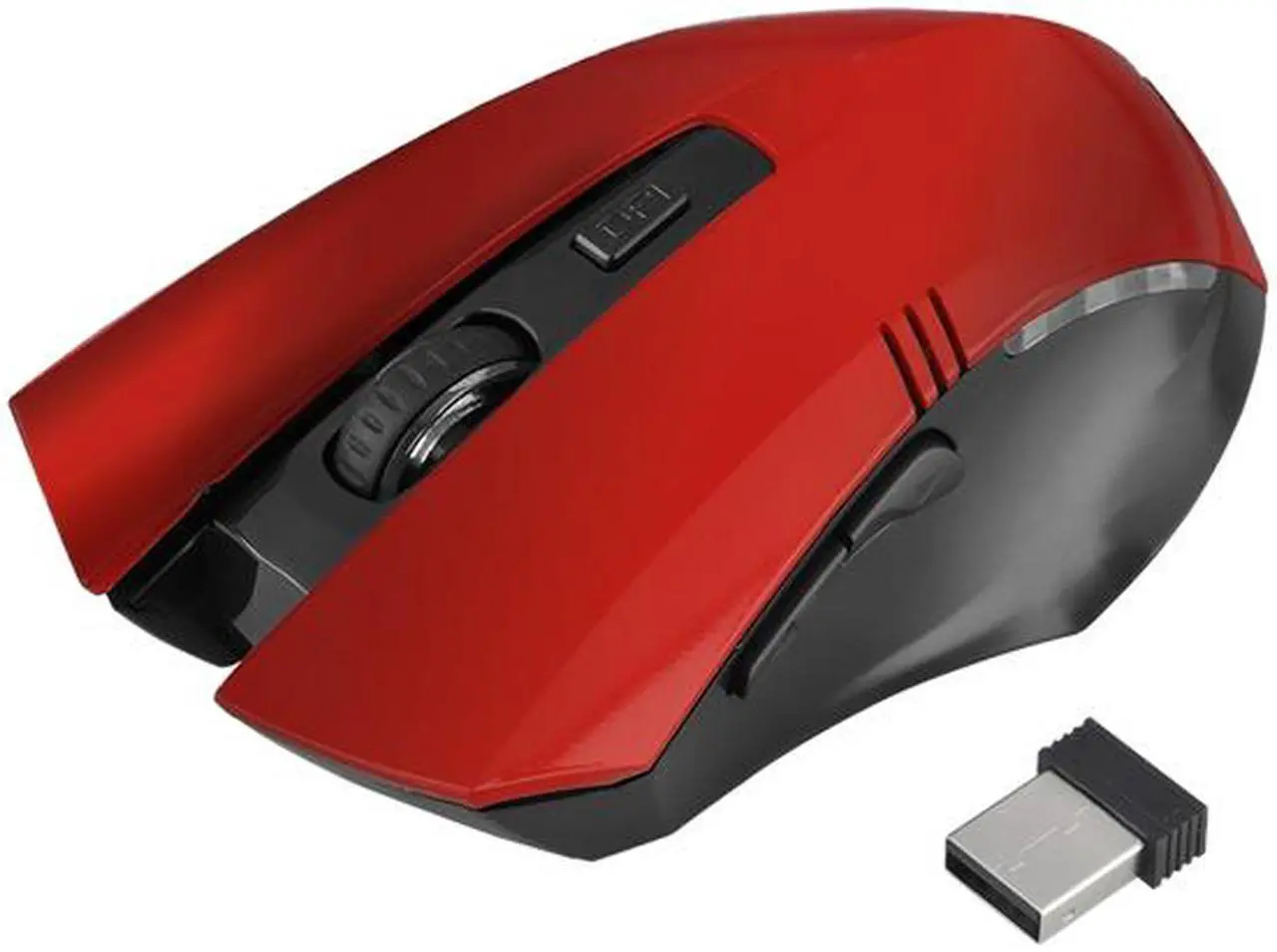 Insten 2075404 Red RF Wireless Optical Mouse - Newegg.com