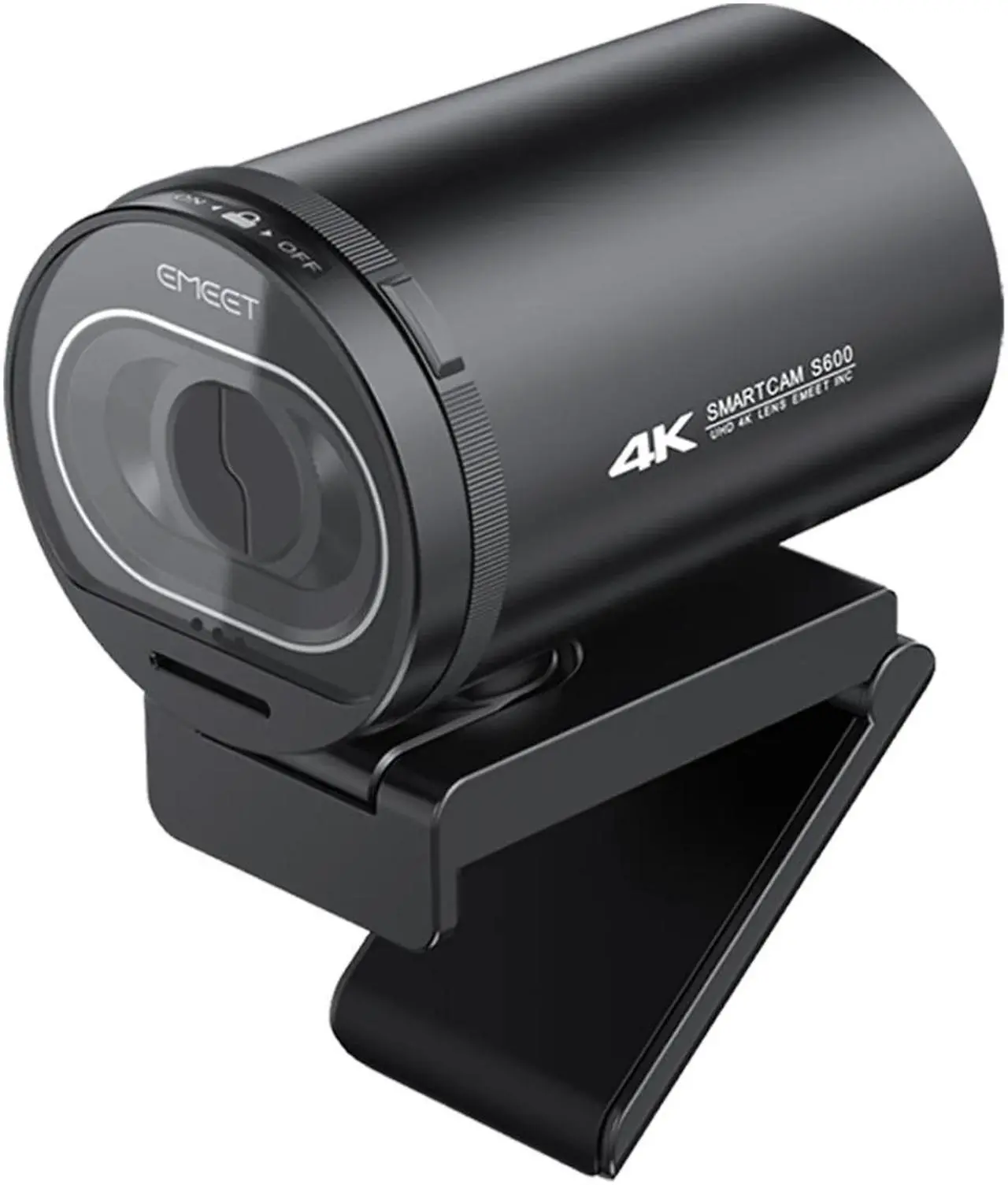 eMeet SmartCam S600 4K Streaming Webcam with Fast Autofocus - Black ...