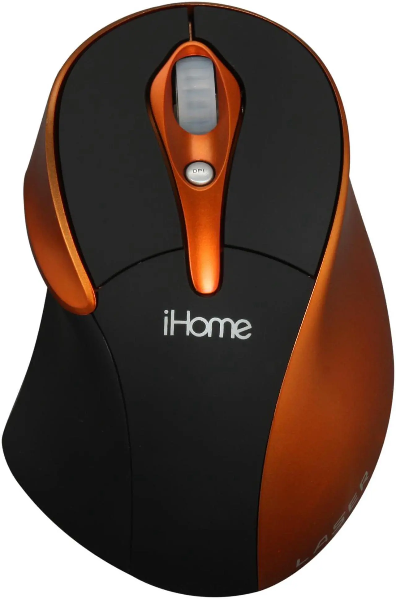 iHome IH-M125LO Black/Orange Wired Laser FastTrack Mouse - Newegg.com