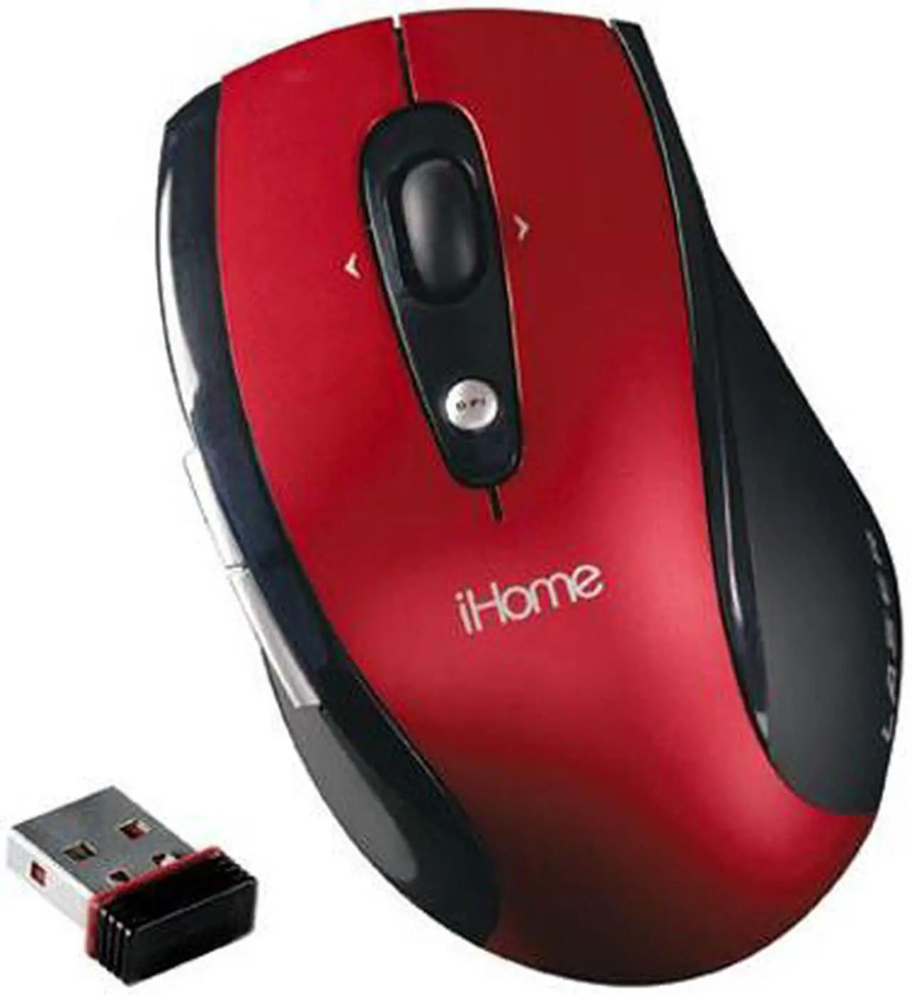 iHome IH-M130ZR Red 2.4 GHz Wireless Laser Mouse - Newegg.com