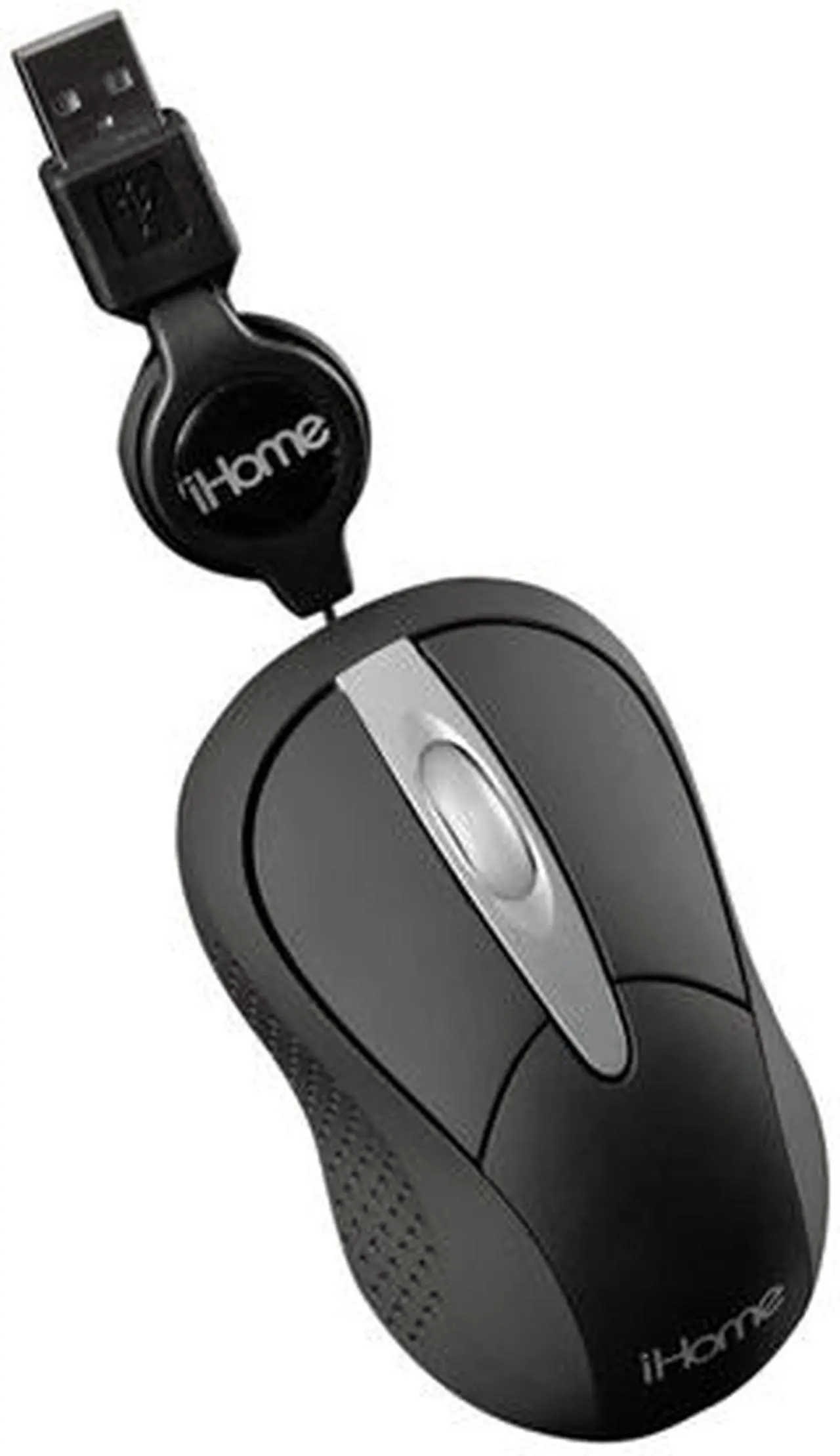 iHome IH-M160LB Black Wired Laser Notebook Mouse - Newegg.com