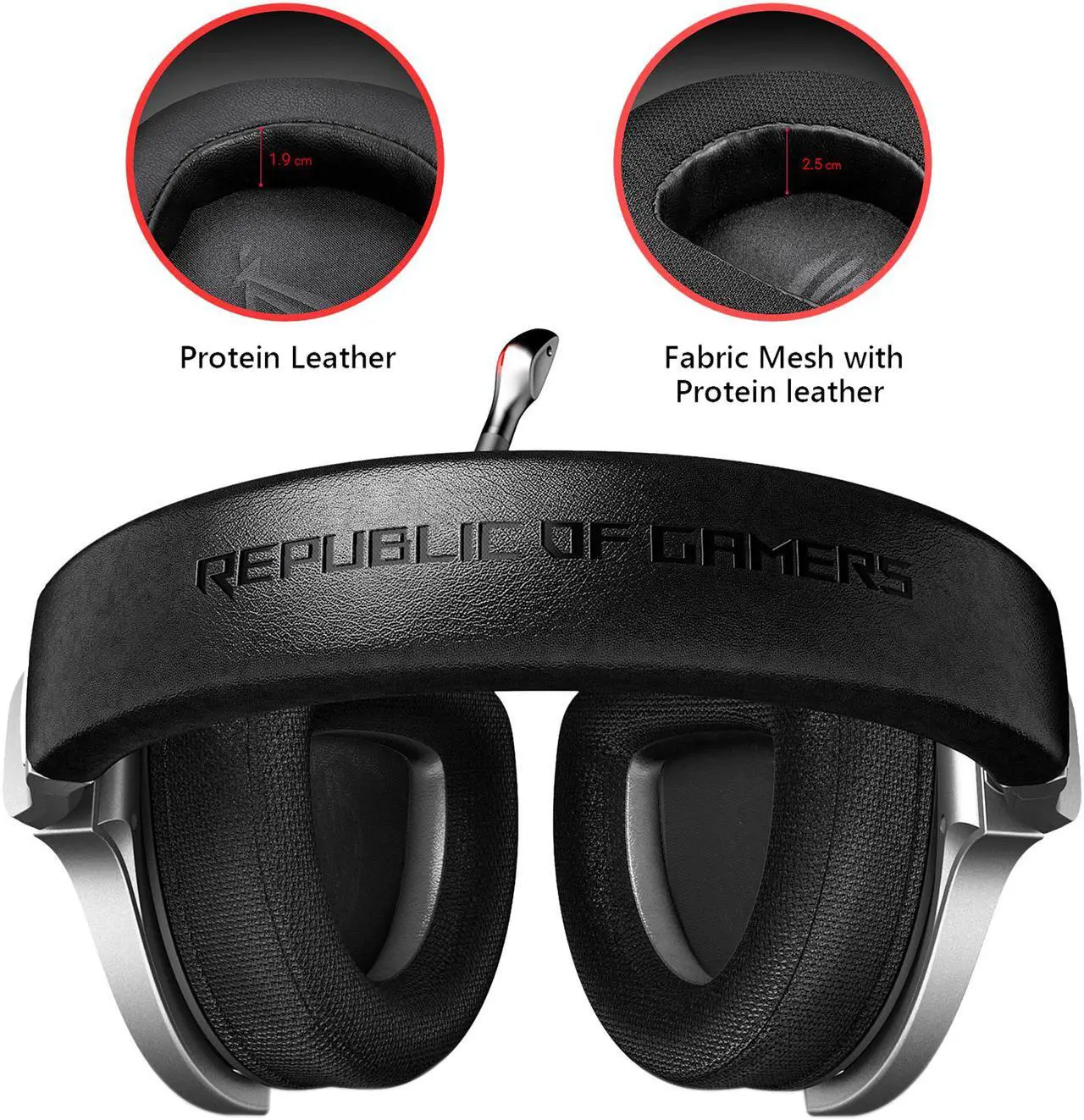 ASUS ROG Delta RGB gaming headset with Hi-Res ESS Quad-DAC, circular ...