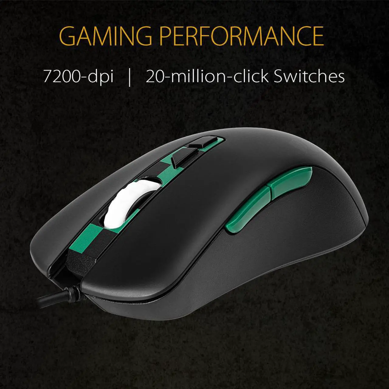 ASUS TUF Gaming Wired Ergonomic Gaming Mouse, 7,000 DPI Optical Sensor ...