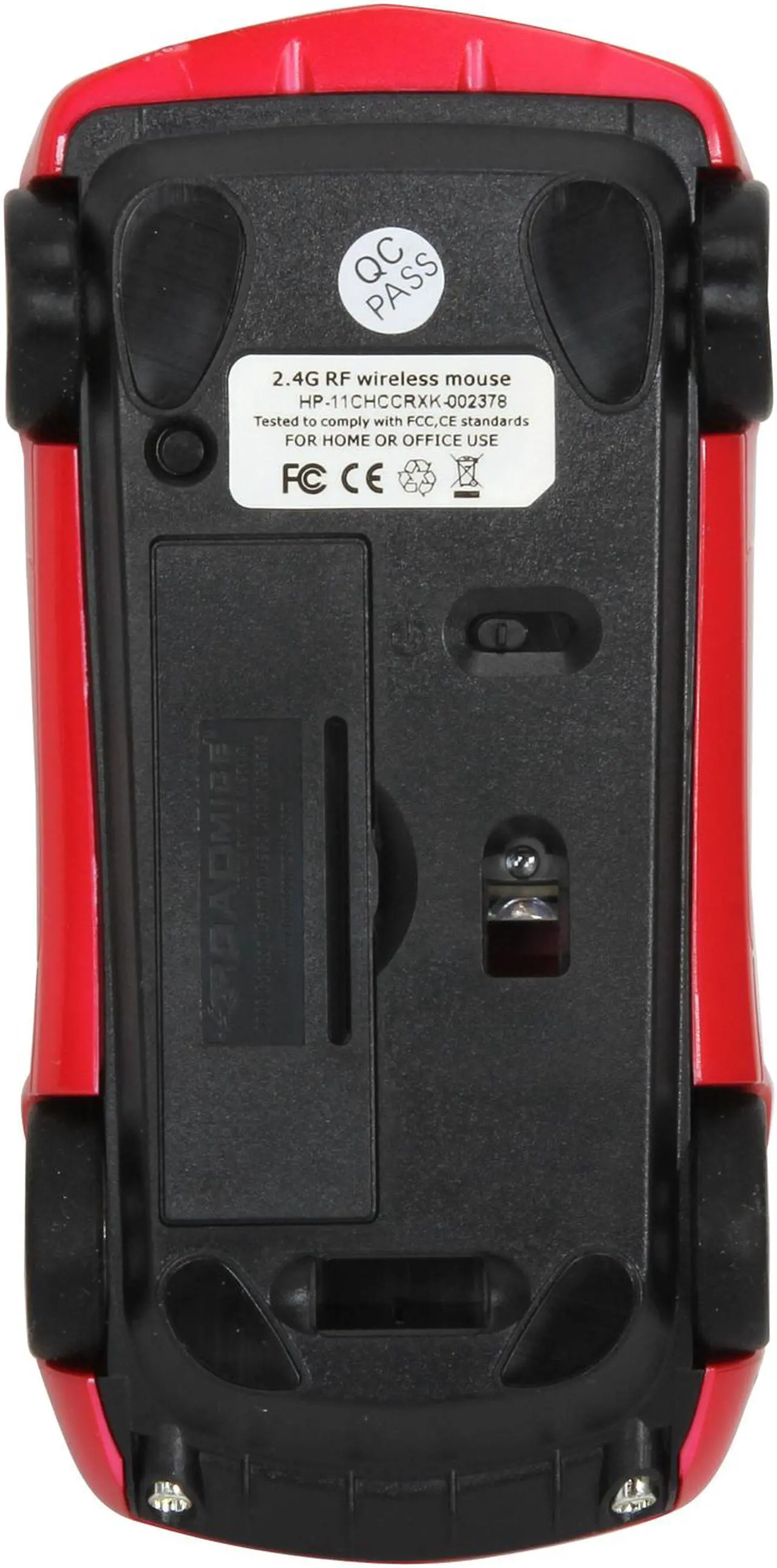 Road Mice Camaro HP-11CHCCRXK Red/Black RF Wireless Optical Mouse ...