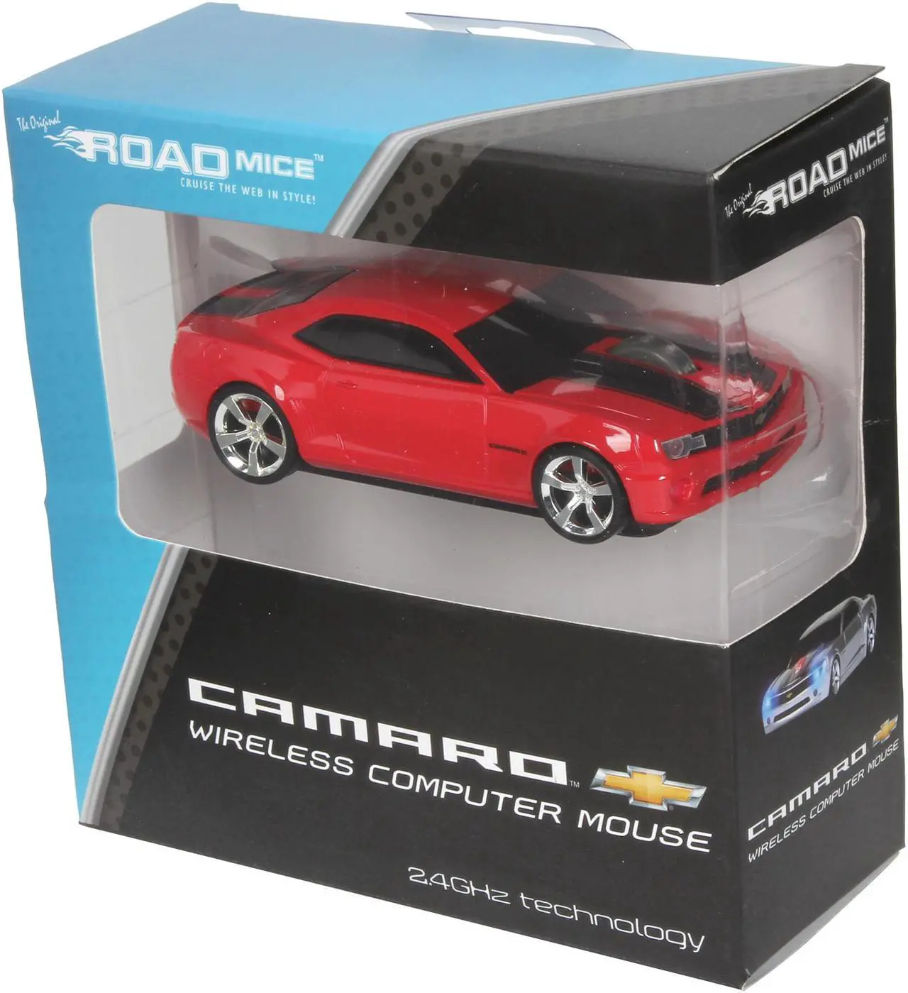 Road Mice Camaro HP-11CHCCRXK Red/Black RF Wireless Optical Mouse ...