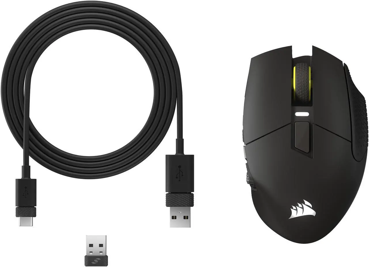 Corsair Scimitar Elite Wireless SE MMO Gaming Mouse – 33000 DPI, 16 ...