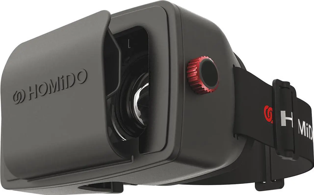 Homido HOMIDOFK2 Black Virtual Reality Headset (V1.2) With Carrying Box ...