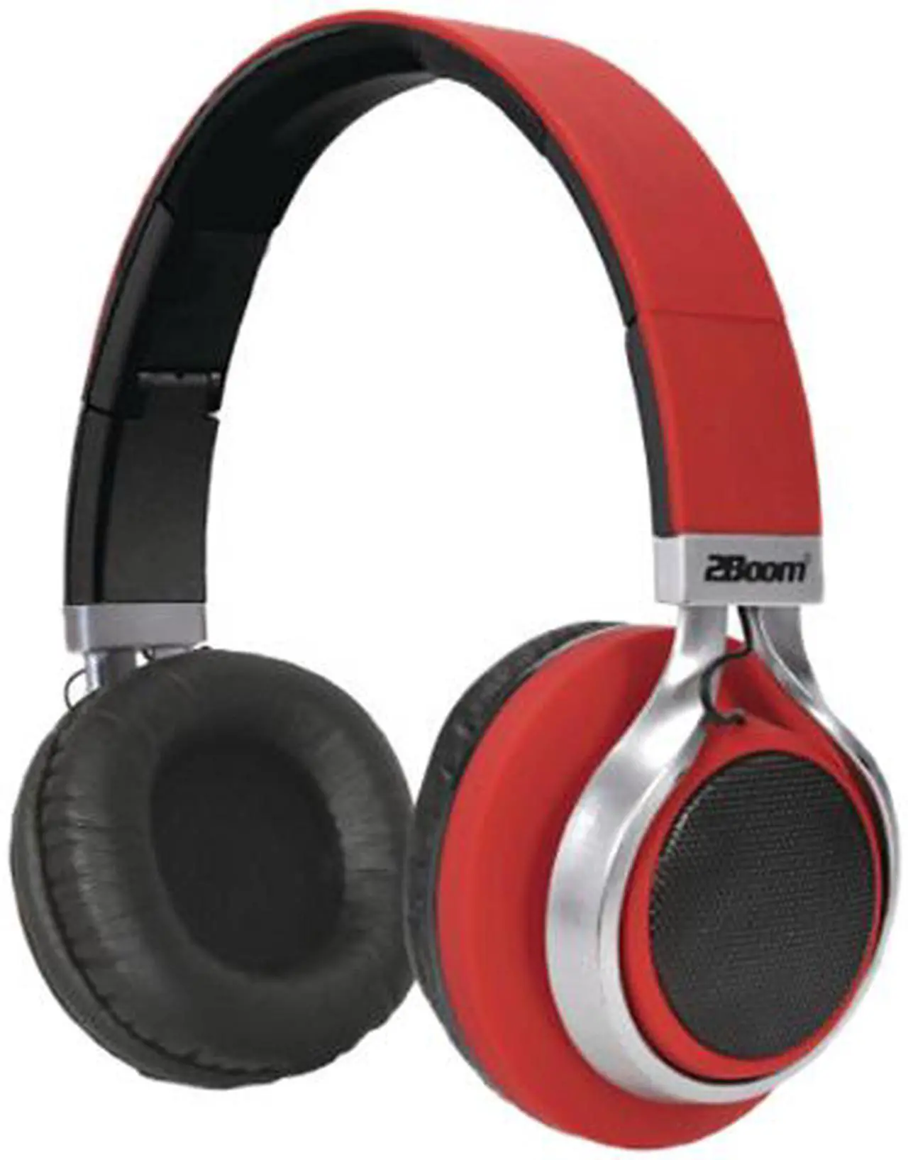 2Boom Red HPBT900R LED Lightboom Bluetooth Stereo Headphones - Newegg.com
