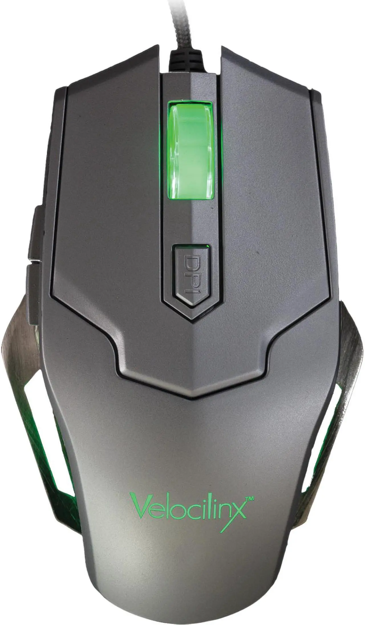 Velocilinx Boudica VXGM-MS5B-10K-SL Silver Wired Optical Gaming Mouse ...