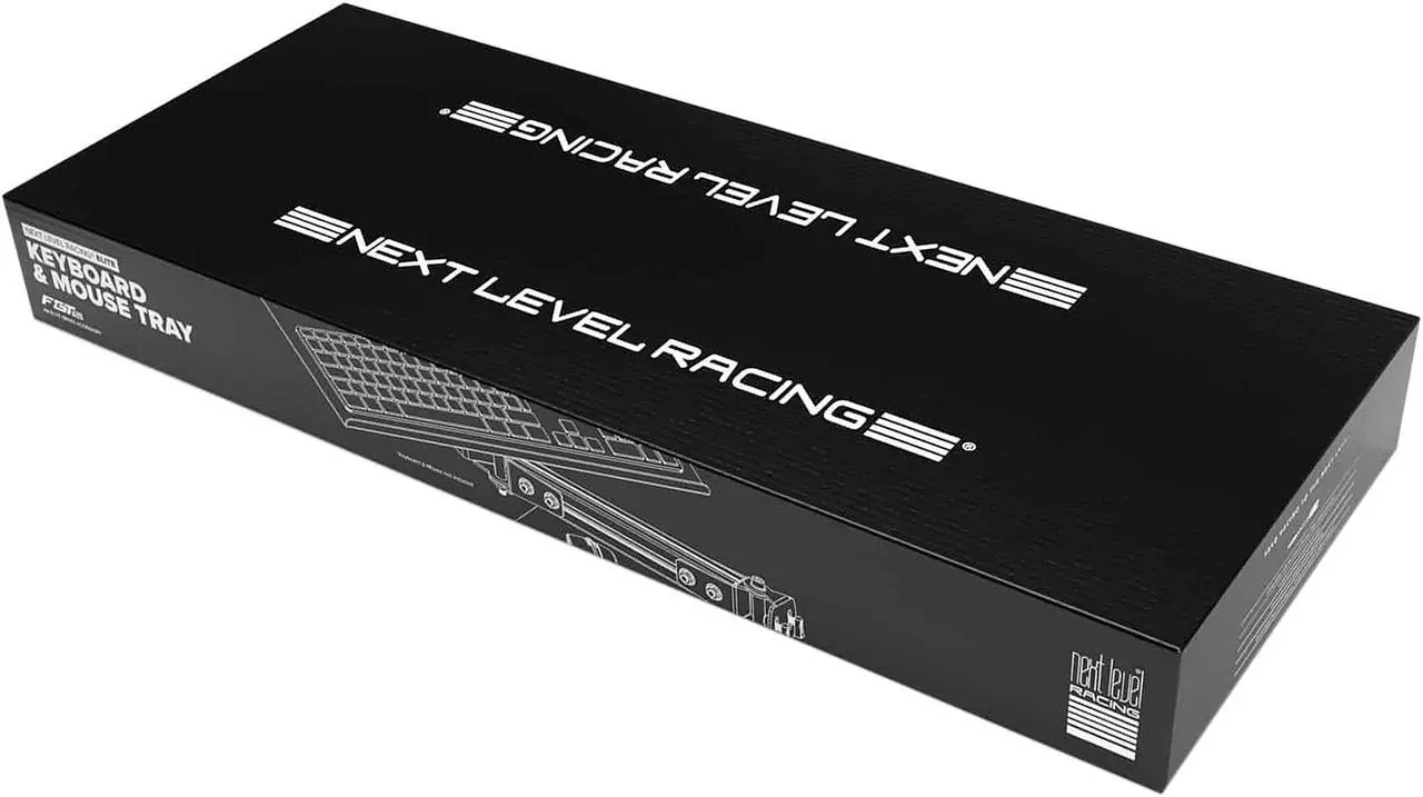 Next Level Racing ELITE F-GT Keyboard & Mouse Tray - Carbon Gray ...