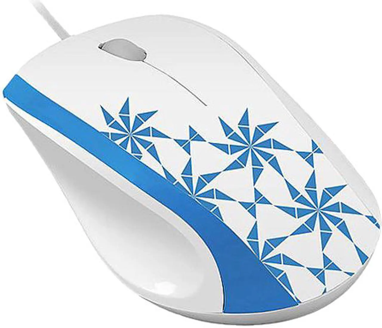 FileMate Imagine Series M1810 USB Mini Mouse - White w/Blue Lilac Small ...