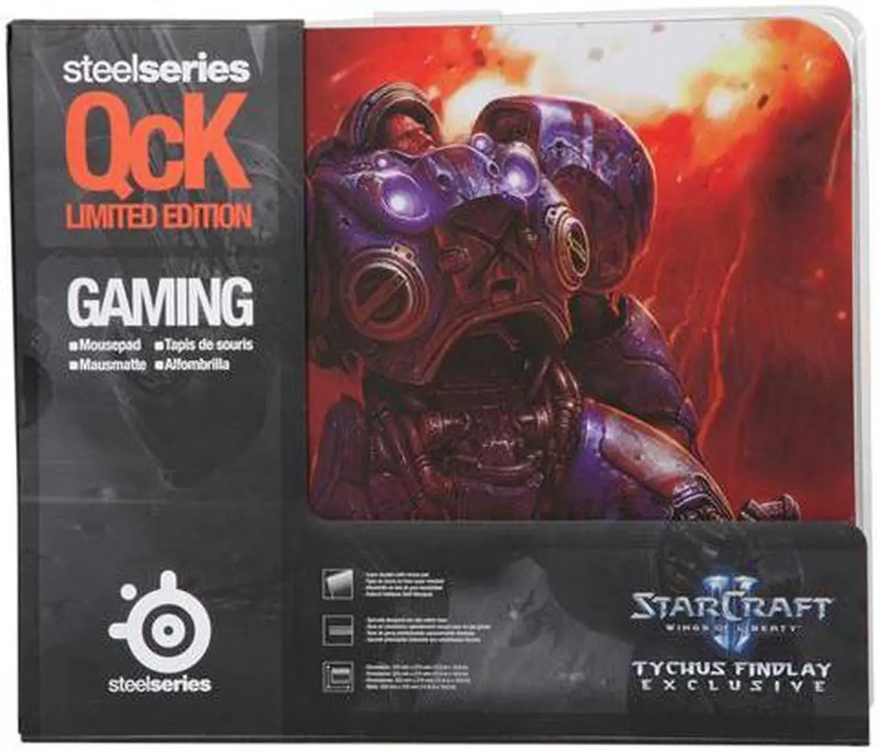 SteelSeries QcK Limited Edition (StarCraft II Tychus Findlay) Mouse pad ...