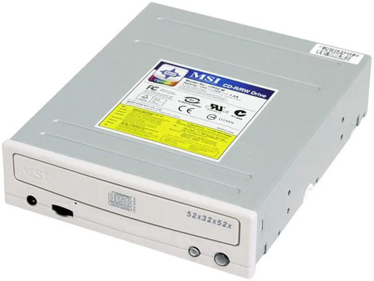 MSI CD Burner Ivory IDE Model CR52-M (MS-8352M) - Newegg.com