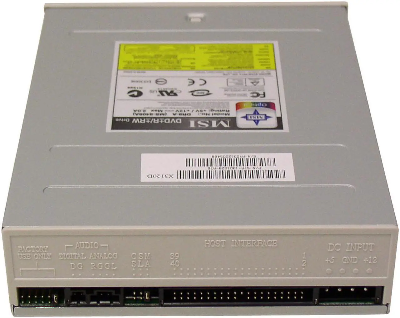 MSI DVD Burner Beige IDE Model DR8-A - Newegg.com