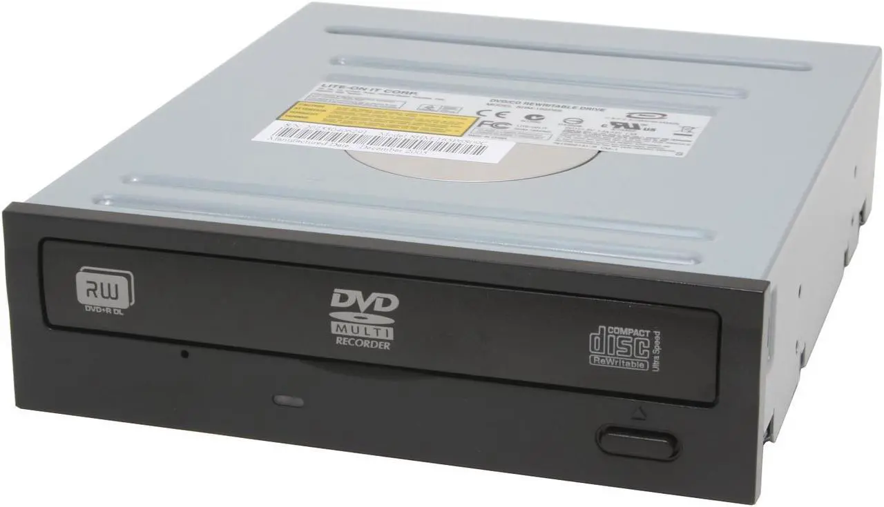 LITE-ON Black 16X DVD+R 8X DVD+RW 8X DVD+R DL 16X DVD-R 6X DVD-RW 5X ...