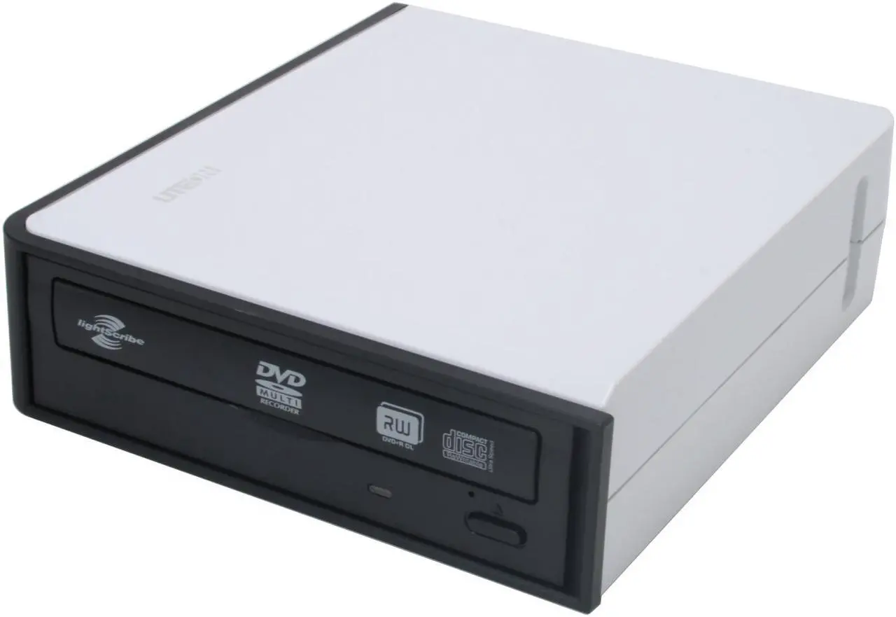 LITE-ON USB 2.0 External 20X DVD Burner with LightScribe Model DX-20A3H ...