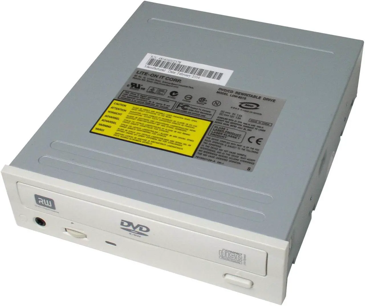 LITE-ON DVD Burner Beige IDE Model LDW-851S - Newegg.com