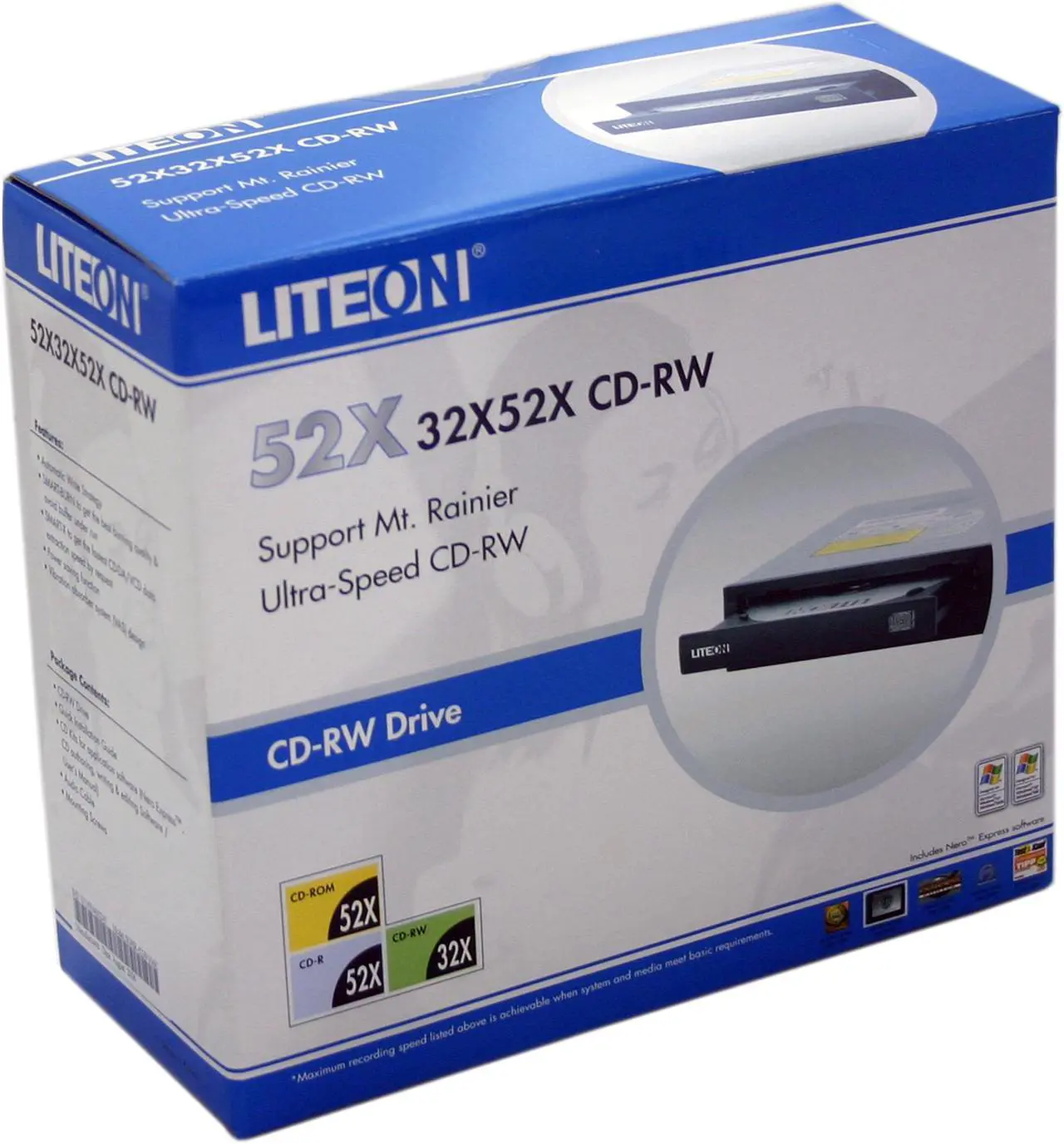 LITE-ON 52X CD Burner Black IDE Model SOHR-5239V - Newegg.com