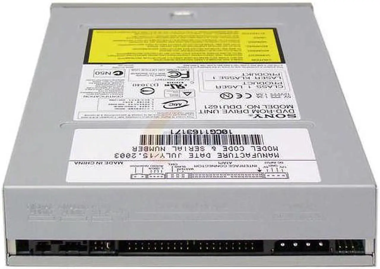 SONY Beige IDE DVD-ROM Drive Model DDU1621 - Newegg.com