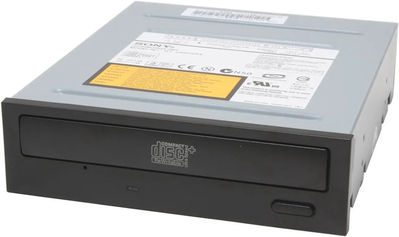 Sony Optiarc CD Burner Black E-IDE(ATAPI) Model CRX230EE/B2 W/O SW ...
