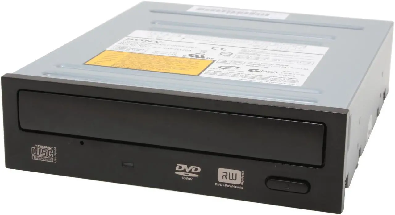 SONY Black 16X DVD+R 8X DVD+RW 8X DVD+R DL 16X DVD-R 6X DVD-RW 16X DVD ...