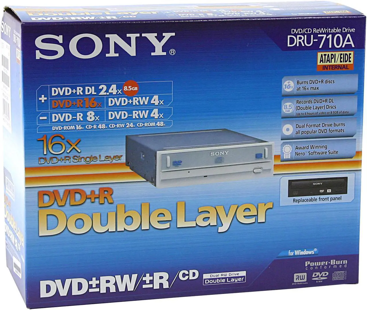SONY DVD Burner White IDE Model DRU710A - Newegg.com
