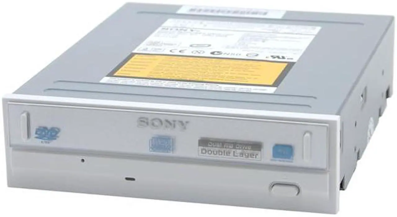 SONY White 16X DVD+R 8X DVD+RW 4X DVD+R DL 16X DVD-R 6X DVD-RW 16X DVD ...