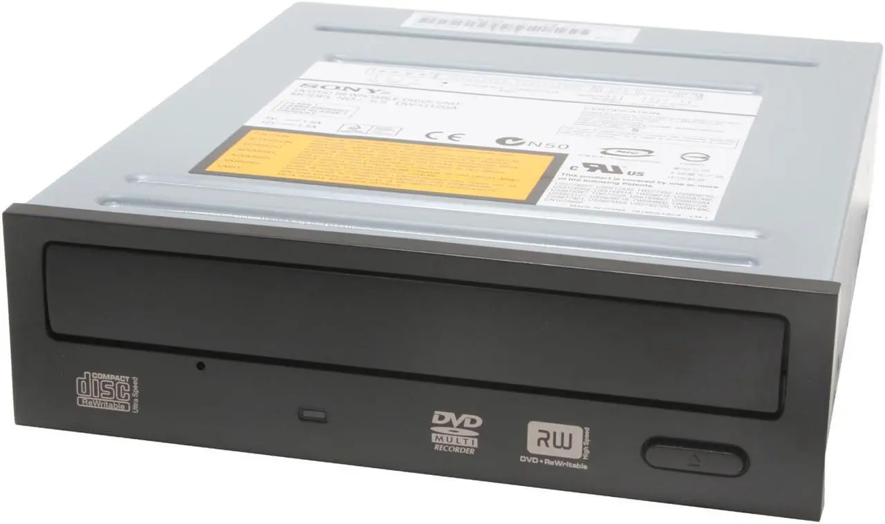 SONY Black 16X DVD+R 8X DVD+RW 8X DVD+R DL 16X DVD-R 6X DVD-RW 5X DVD ...