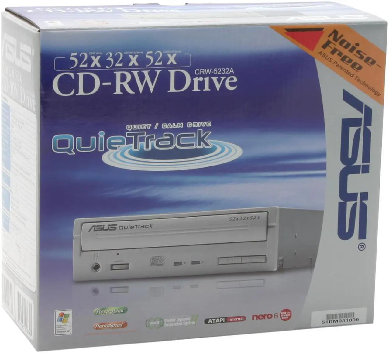 ASUS CD Burner Beige IDE Model CRW-5232AS QuieTrack - Newegg.com