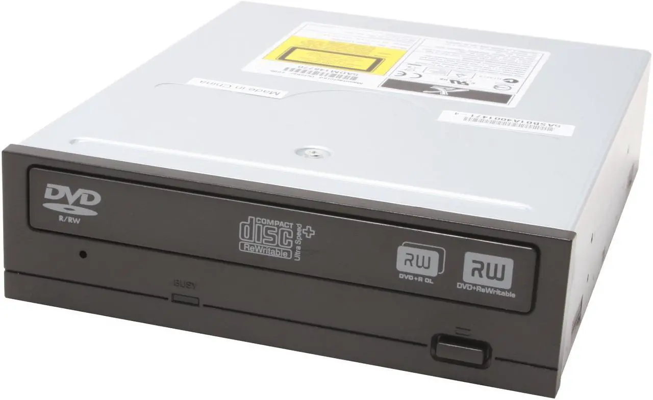 ASUS Black 16X DVD+R 8X DVD+RW 8X DVD+R DL 16X DVD-R 6X DVD-RW 16X DVD ...