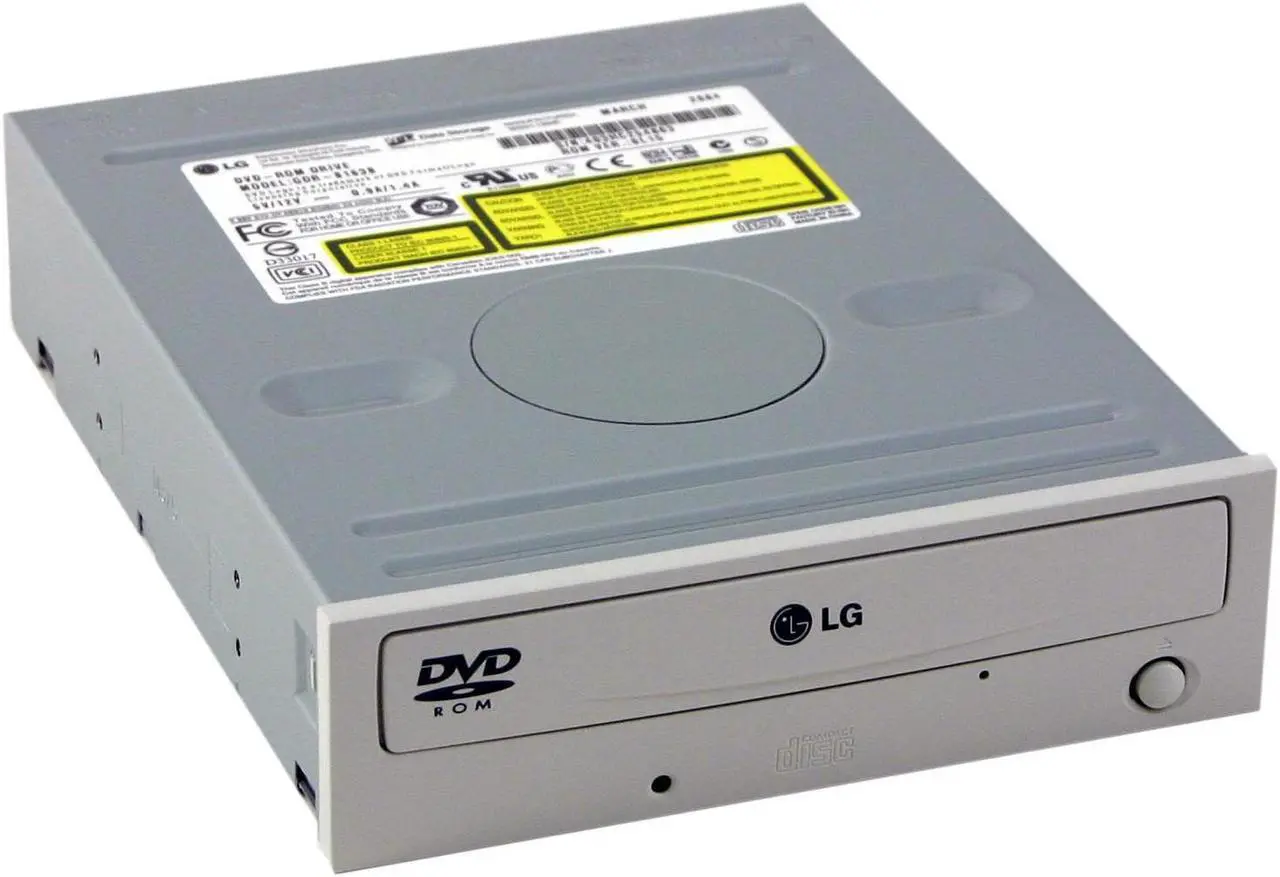 Open Box: LG Beige E-IDE/ATAPI DVD-ROM Drive Model GDR-8163B - Newegg.com