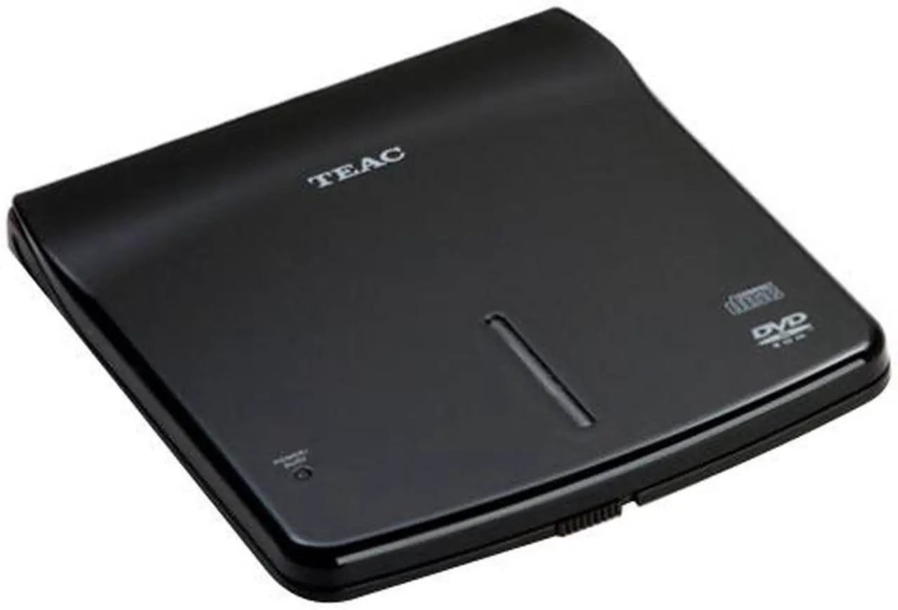 TEAC PU-DVR10-A92 8X External USB 2.0 Slim CD/DVD-ROM Drive - Retail ...