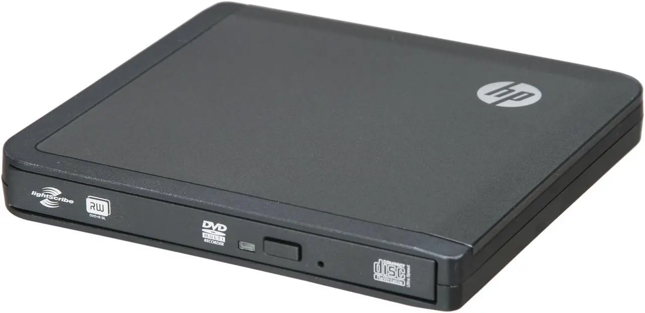 Open Box: HP USB 2.0 External Slim Multiformat DVD/CD Writer Model ...