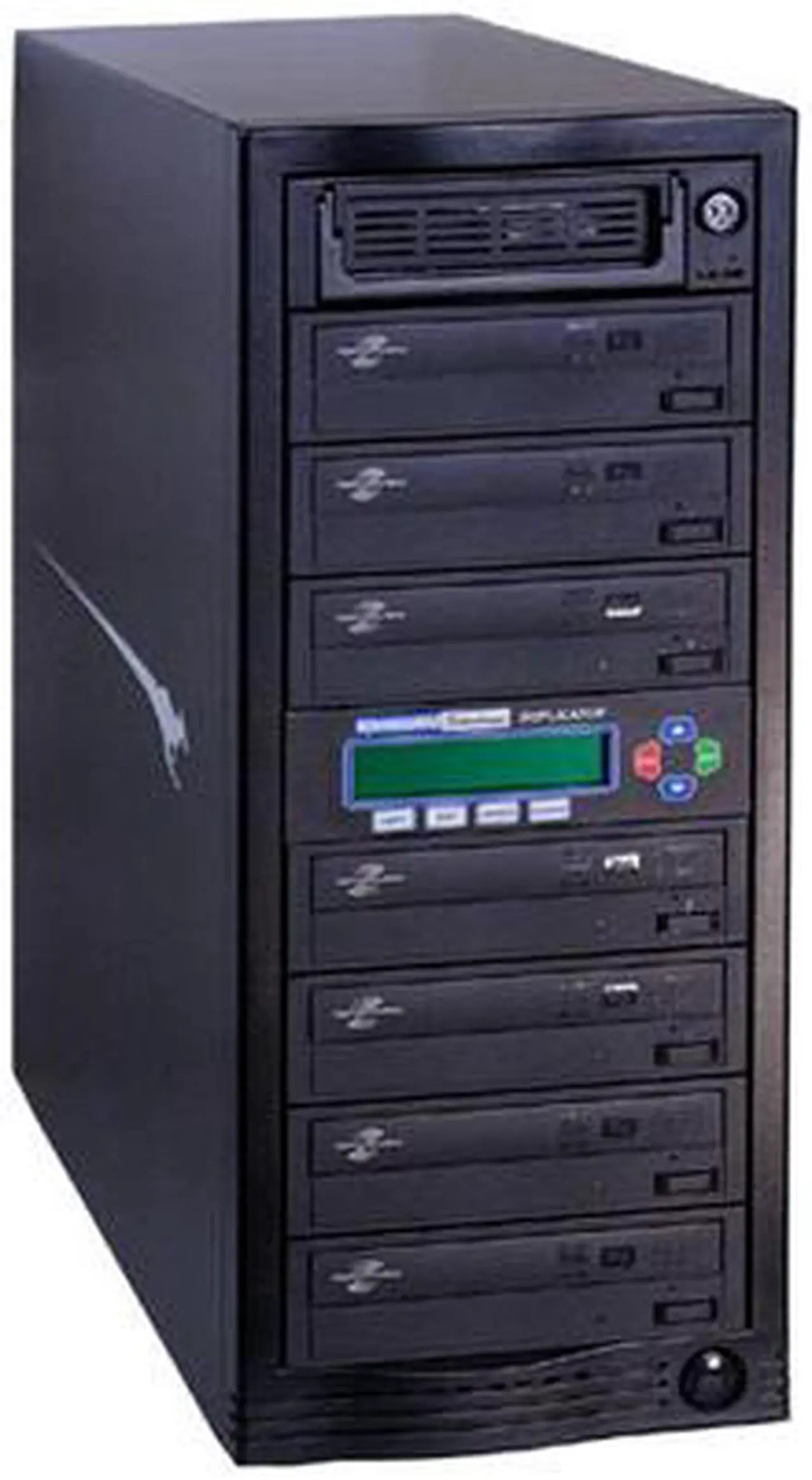 Kanguru Black 1 to 7 DVD Duplicator w/ Internal Hard Drive Model ...