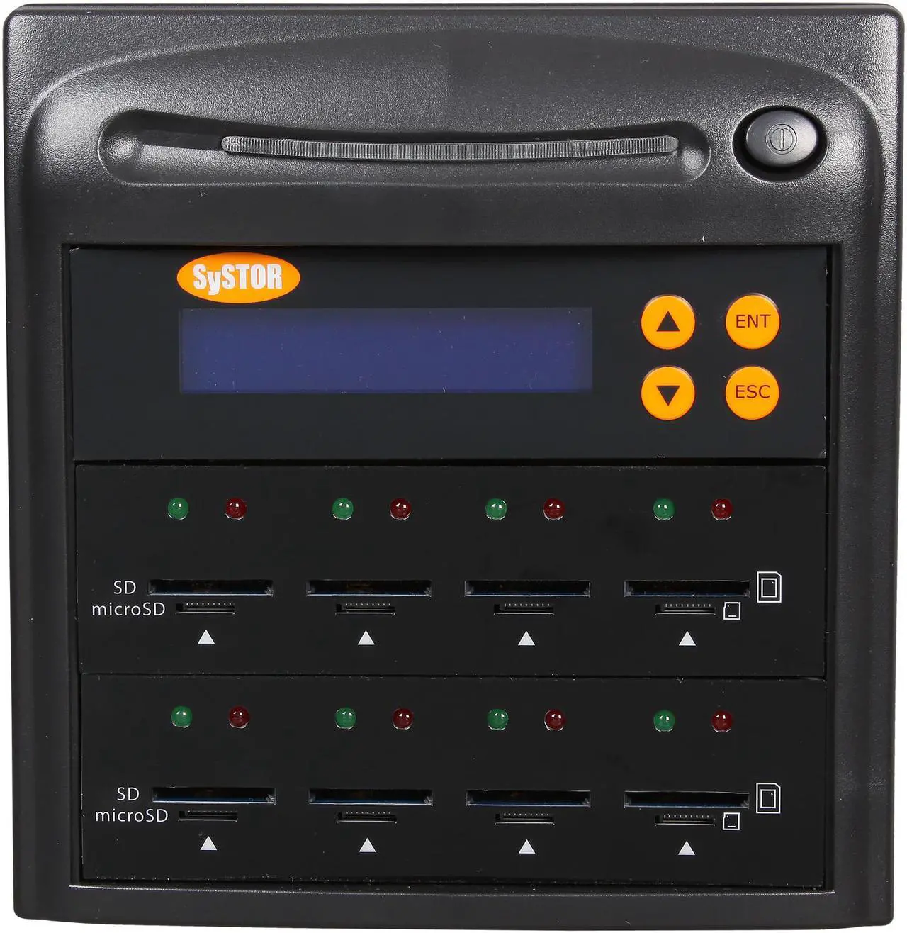 Systor Black 1 to 7 SD/micro SD Drive Duplicator Model SYS07SD - Newegg.com