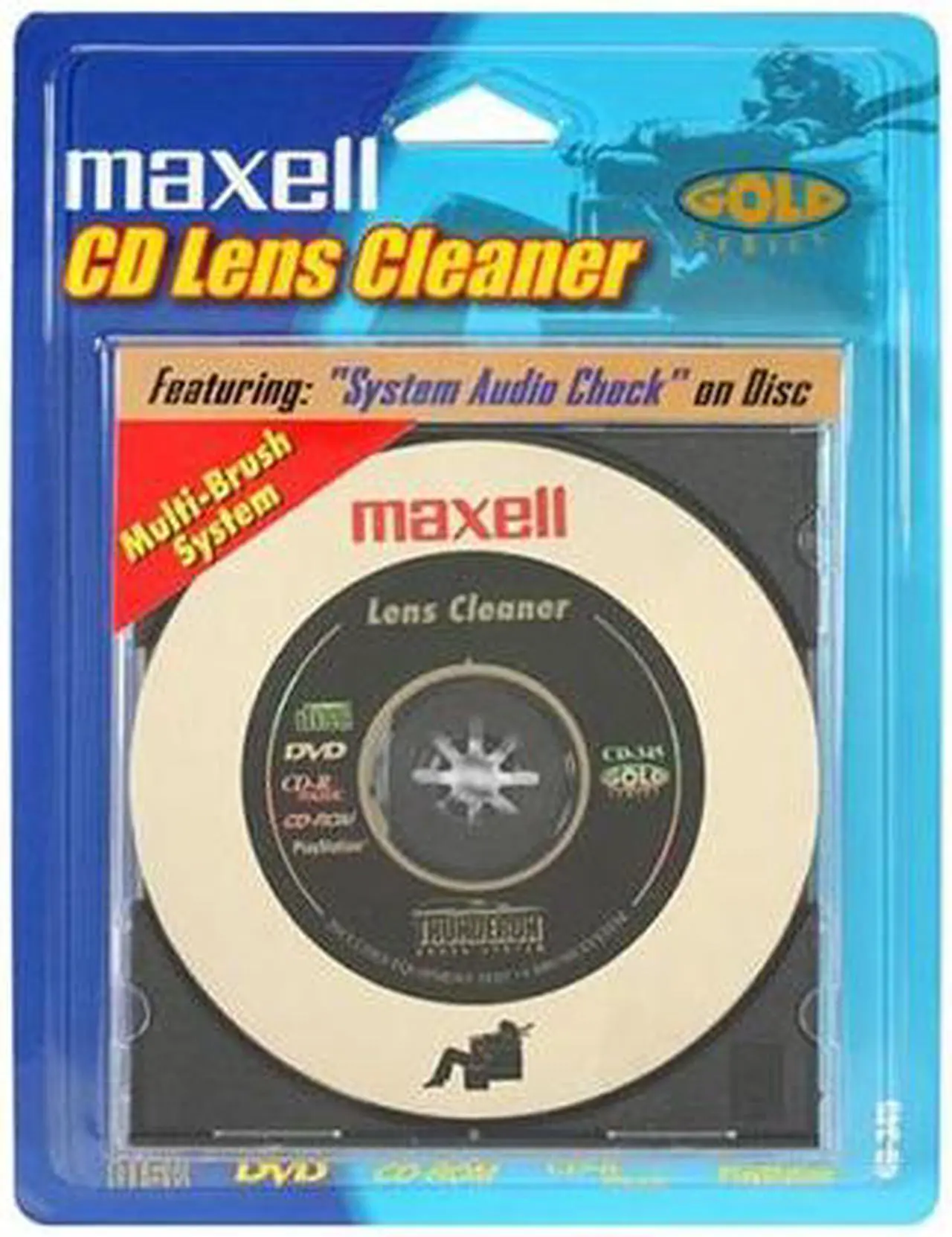 maxell 190078 CD Lens Cleaner (Gold) - Newegg.com