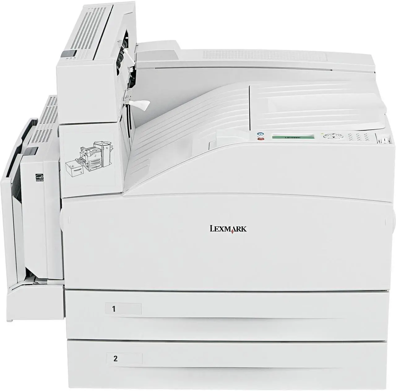 Lexmark W850DN Laser Printer - Monochrome - 1200 x 1200 dpi Print - Plain Paper Print - Desktop ...