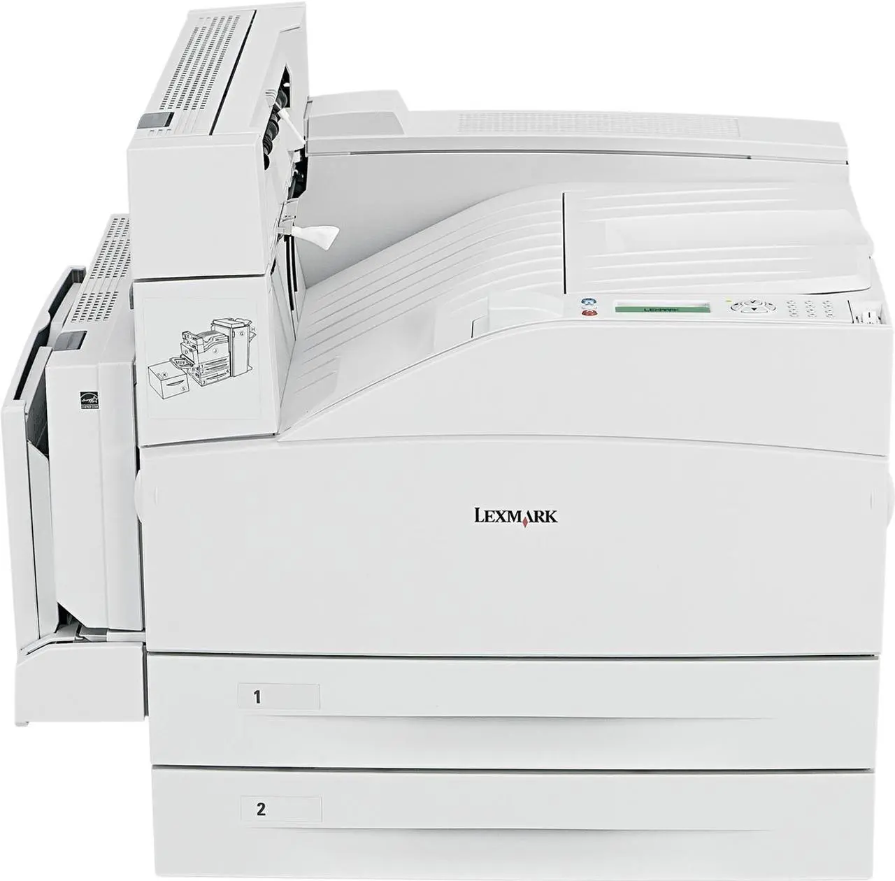 Lexmark W850DN Laser Printer - Monochrome - 1200 x 1200 dpi Print - Plain Paper Print - Desktop ...