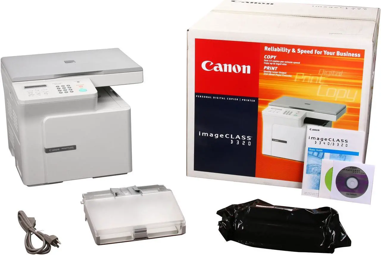 Open Box: Canon imageCLASS D320 7994A001 MFC / All-In-One Monochrome ...