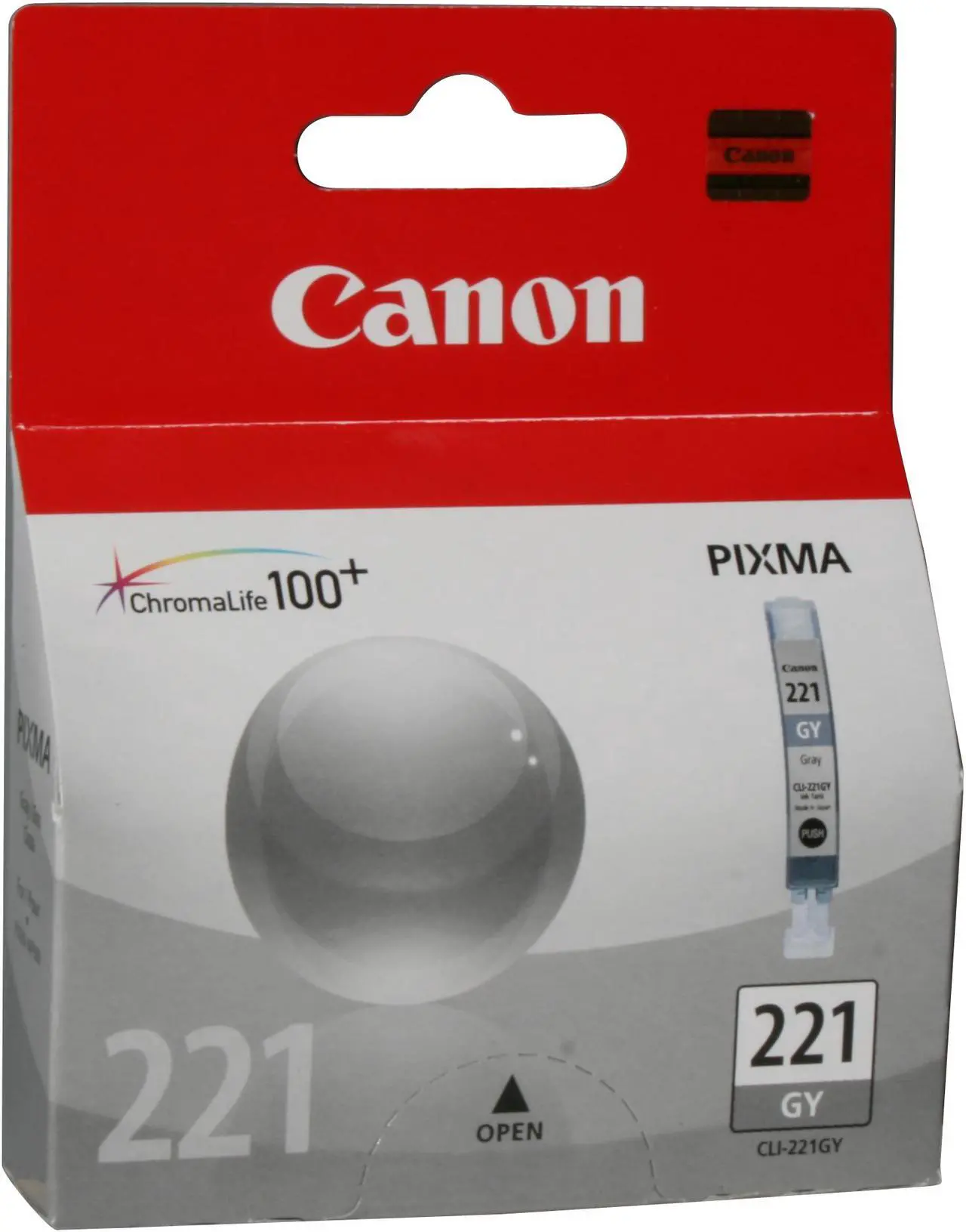 Canon CLI-221 Ink Cartridge - Gray - Newegg.com