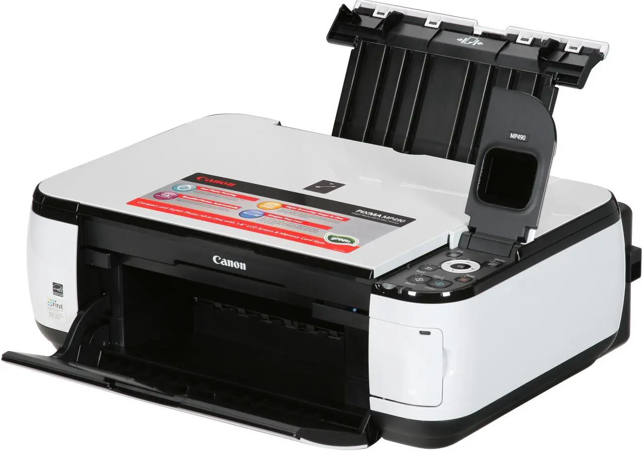 Canon PIXMA MP490 3745B002 USB InkJet MFC / All-In-One Color Printer ...