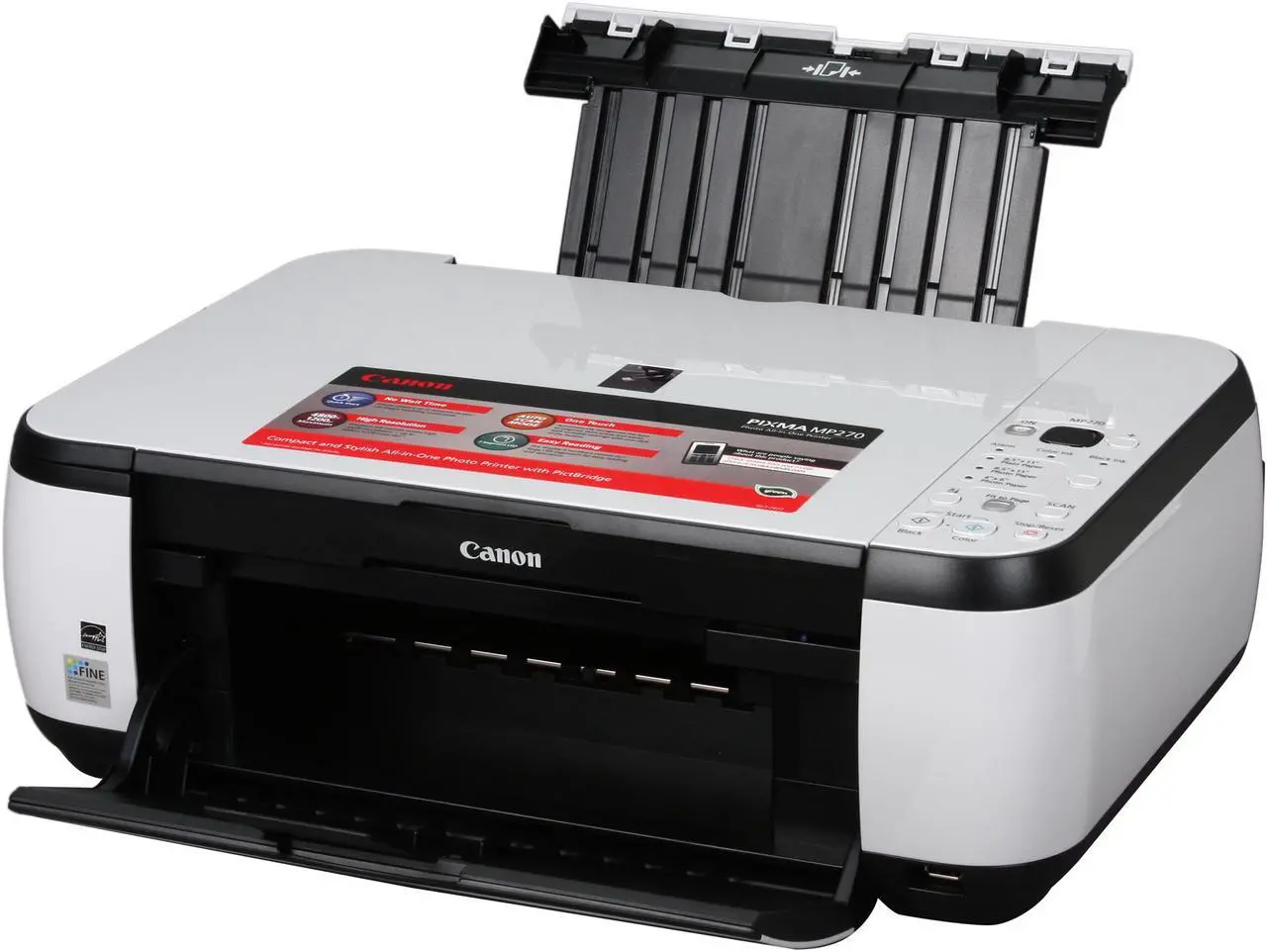 Canon PIXMA MP270 3744B002 USB InkJet MFC / All-In-One Color Printer ...