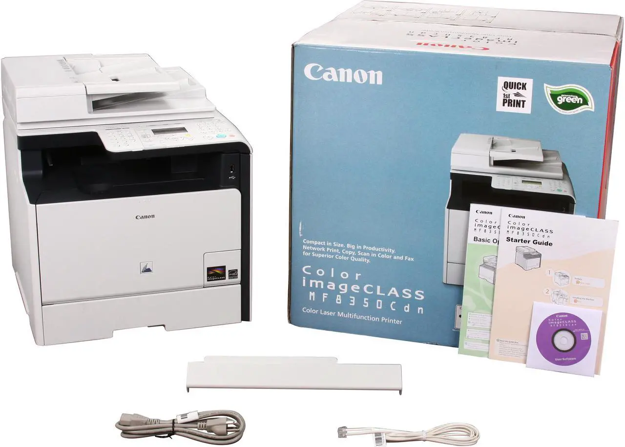 Canon Color imageCLASS MF8350Cdn MFC / All-In-One Color Ethernet (RJ-45 ...
