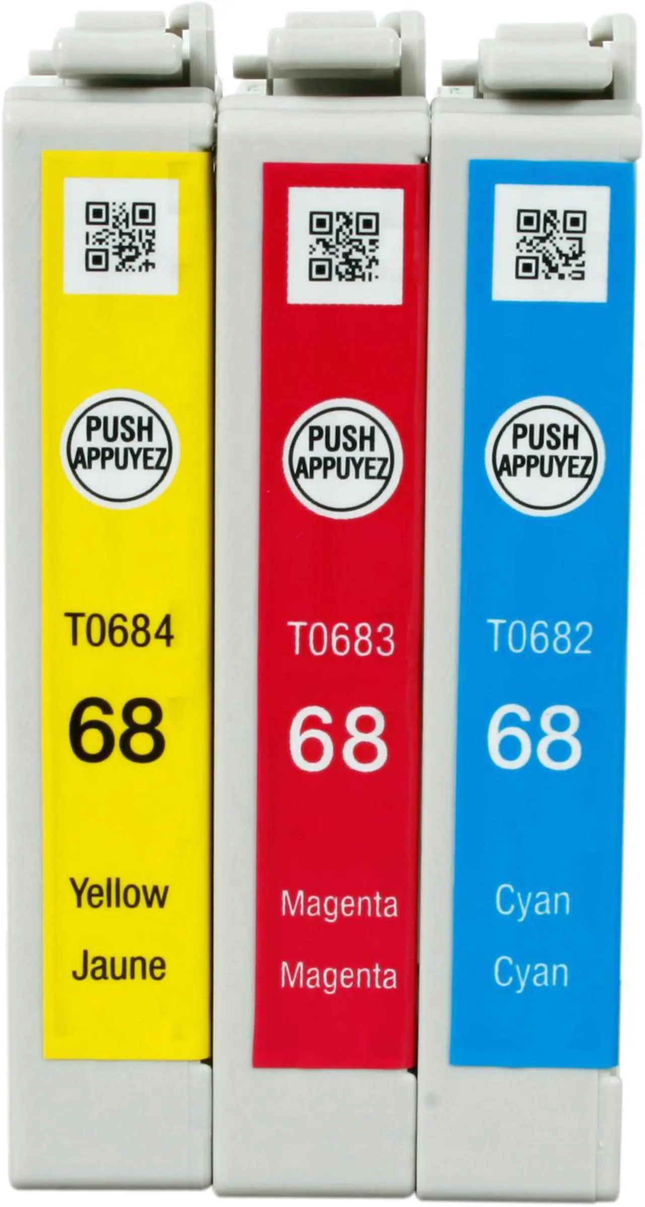 EPSON 68 (T068520) DURABrite Ultra High-capacity multi-pack Ink ...