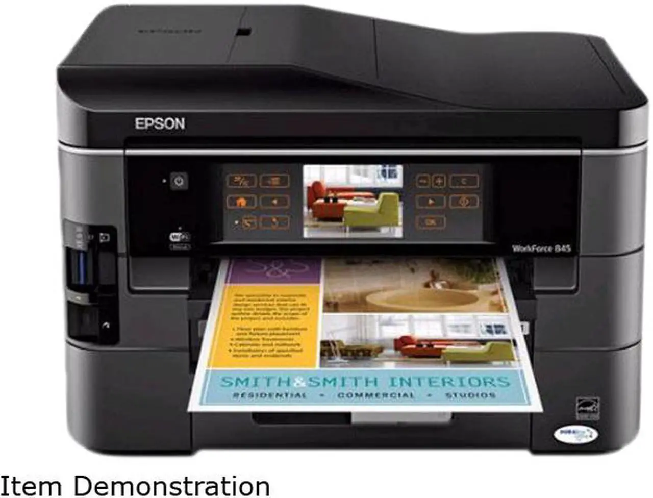 Refurbished: EPSON WorkForce 845 Ethernet (RJ-45) / USB / Wi-Fi InkJet ...